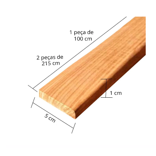 Alisar de Tauari para 1 Lado da Porta (5cm)